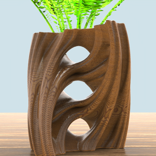🌳 TREE VASE・Free STL File for 3D printing・Cults