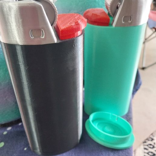 🪑 Giant Lighter Stash Container & Decor・ STL File for 3D printing・Cults