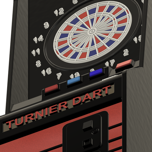 🎯 Dart machine for 3D printing, tournament darts, decoration, retro ...