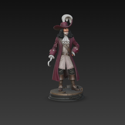 🪝 captain hook・ STL File for 3D printing・Cults