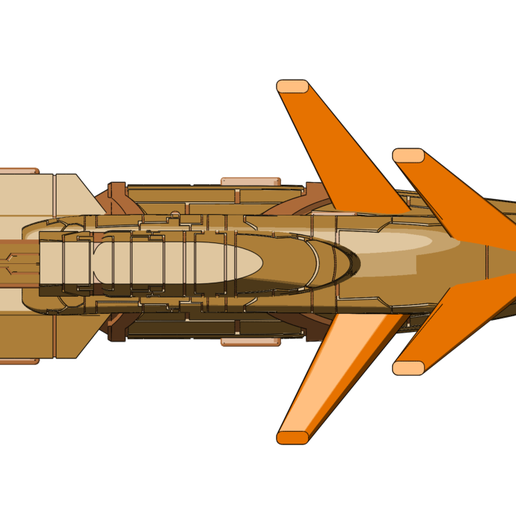 ♟ Markab Shafab Heavy Cruiser・Free STL File for ・Cults