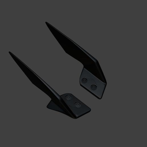 🏍️ Motorcycle winglets・ STL File for 3D printing・Cults