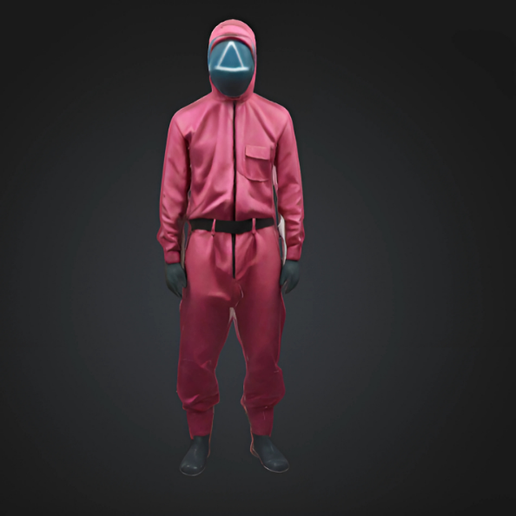 🦑 Squid game guard・ STL File for 3D printing・Cults