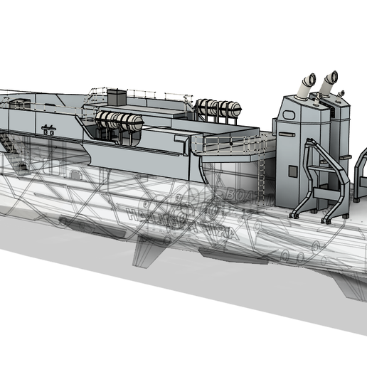 🛥️ RC Cape Class Patrol Boat・ 3D File for 3D printing・Cults