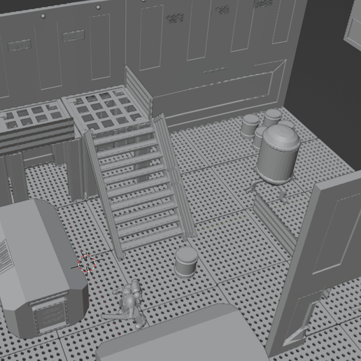 ⚔ Necromunda style kill team terrain for 40k・Free STL File for ・Cults