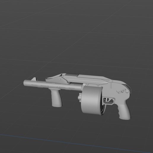 OBJ file Digital model of the South African Striker shotgun 🗺️ ・3D ...