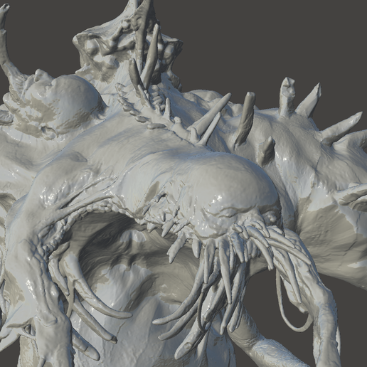 😵 BRUTE NECROMORPH - DEAD SPACE REMAKE BOSS - ULTRA HIGH DETAILED MESH ...