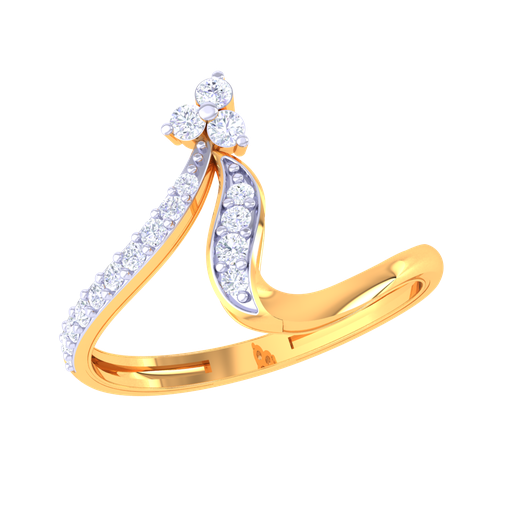 💎 Gold and Diamond Engagement Rings for Women (65)・ STL File for 3D ...