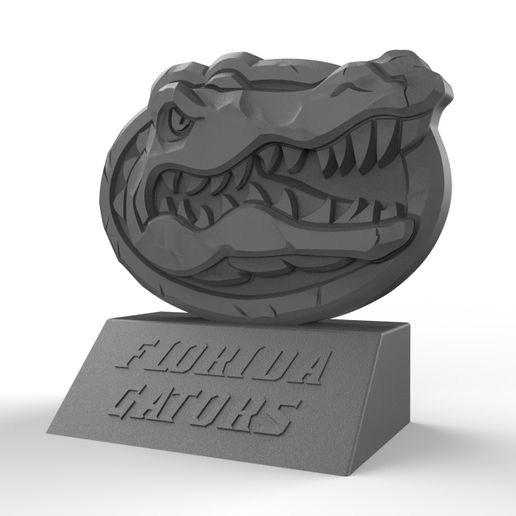 🏈 FLORIDA GATORS - NCAA FOOTBALL LOGO TROPHY - DESK DECOR - FAN ART ...