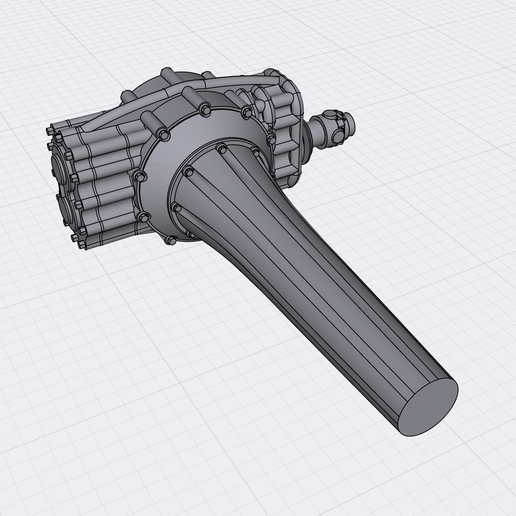 🥵 HOT ROD Quick Change rear diff with optional axles N covers・ STL File ...