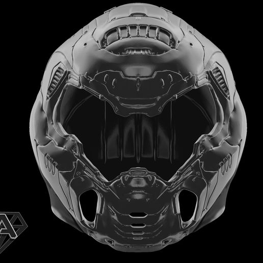 Файл STL Doomguy Helmet 🪖 (OBJ)・3D-печатный дизайн для загрузки・Cults