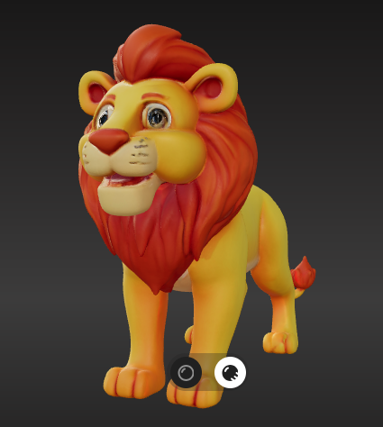 🦁 Powerful Lion Pack: 3D Render of Three Lions in Dynamic Poses・ STL ...