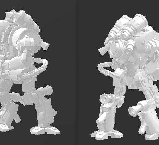 ⚔ Thallax with Multi-Melta・Free STL File for ・Cults