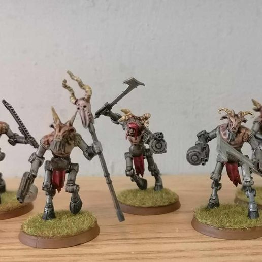 ♟ Cybergors - bionic beastmen・ STL File for 3D printing・Cults