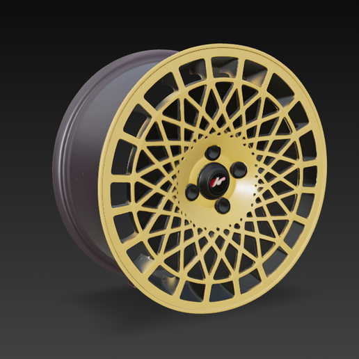 🇯🇵 Japan Racing Wheels - JR-14 Rim・Free STL File for 3D printing・Cults