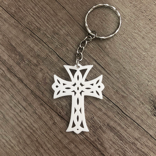 STL file Key ring / pendant for first communion / confirmation 🔑 ・3D ...
