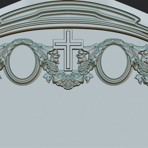 👪 Family Memorial Tombstone 3D Model・ STL File for 3D printing and CNC ...