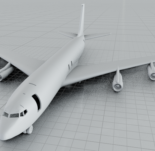 STL file Boeing 703 B703 AIRLINER AEROPLANE MODEL 👽 (OBJ)・3D print ...