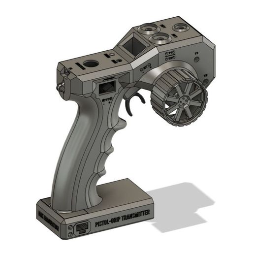 📻 Arduino Grip Transmitter for RC Cars and Boats | 8CH Radio Controller ...