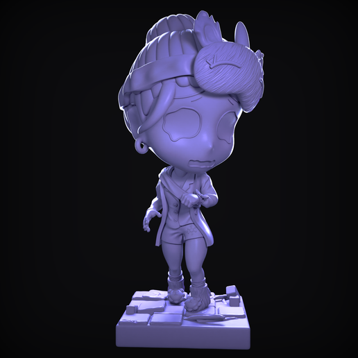 😵 Feng Min Chibi - Dead by Daylight・ STL File for 3D printing・Cults