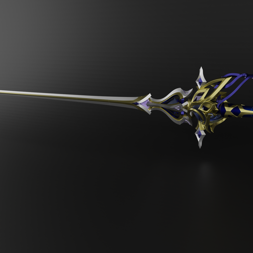 STL file Genshin impact Absolution Clorinde Sword 3d print model 🗡️ ・3D ...