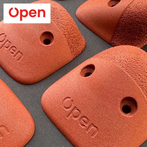🧗 Open Holds | Climb-Ready Prints - Quad XS・ STL File for 3D printing・Cults