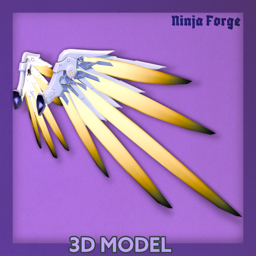 3D file Marcy Dr.ª Ziegler wings 🔫 ・3D printable model to download・Cults