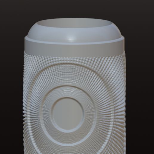 🛁 Multi-purpose Cylindrical Container with Geometric Pattern・Free STL ...