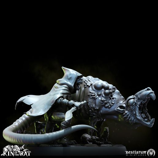 🤏 Ratkin Foundlings & Giant Plague Rats・ 3D File for 3D printing・Cults