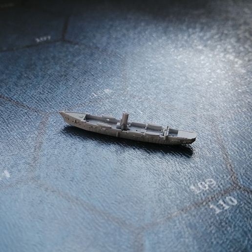 STL file Corvette "Kaimon" 1/1800 🛥️ ・3D print model to download・Cults