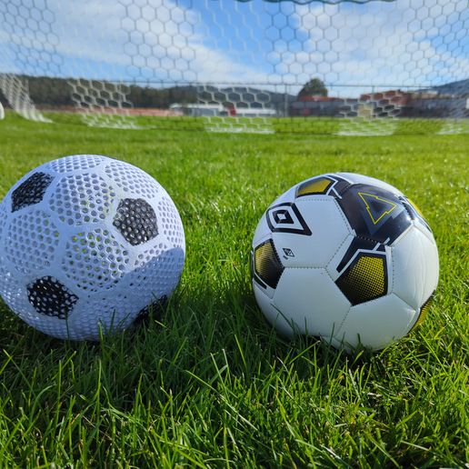 ⚽ Airless Soccer Ball Model/3MF・Free STL File for 3D printing・Cults