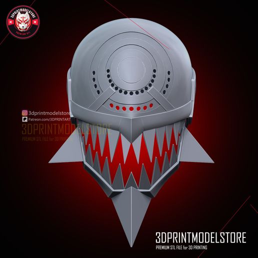 3D file Dandadan Umbrella Boy Cosplay Mask - Unji Zuma - Dandadan ...