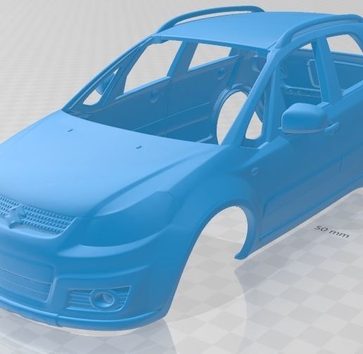 arquivo 3D Suzuki SX4 2010 Printable Body Car 🚗 ・modelo para impressão ...