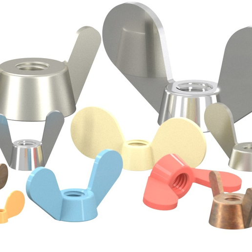 Free 3D file 15 Mouse ear nuts Collection/Configurator 🐁 ・3D printer ...