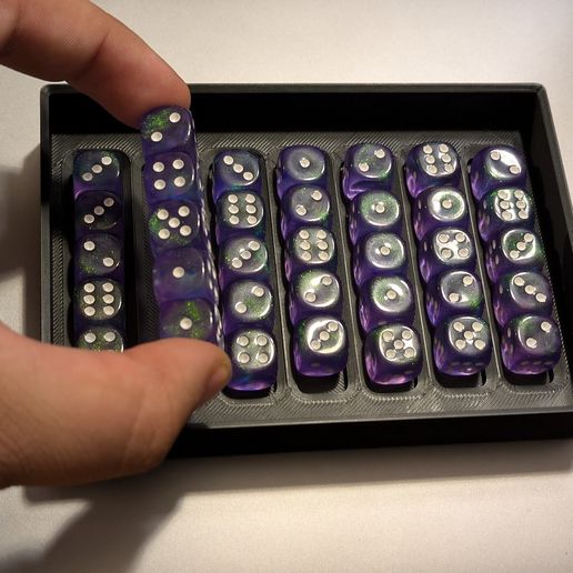 🎲 Wargaming Quick Roll Dice Organizer for 12mm D6 Dice・Free STL File ...