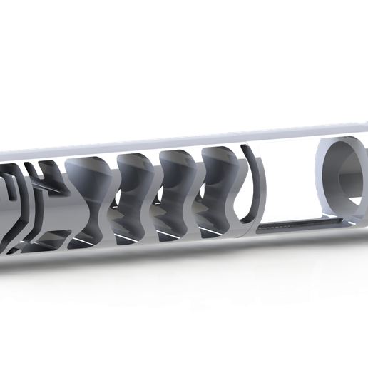 ⚽ Monocore Suppressor・ STEP File for 3D printing・Cults