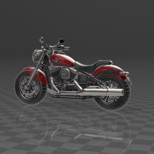 FREE🏍️ Custom Style Classic Motorcycle - STL Free / Free for Collectors ...