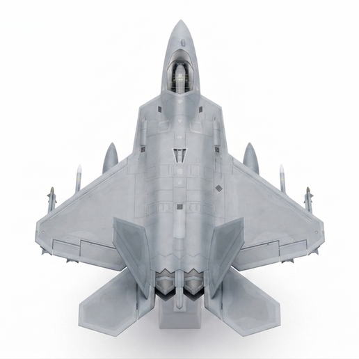 🥷 Lockheed Martin F-22 Raptor Stealth Fighter Display Model・ STL File ...