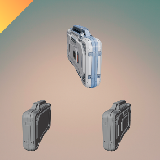 💼 Sci-Fi Briefcase – STL, OBJ, GLB – Futuristic Hard Case for 3D ...