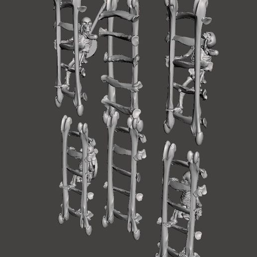 💀 Undead Skeleton Cannon Crew Loading Member - 28mm・Free STL File for ...
