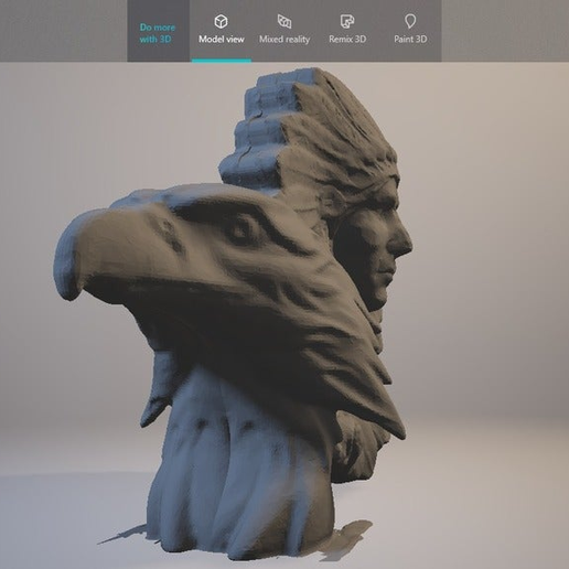 🦅 Indian Chief with Eagle・Free STL File for ・Cults