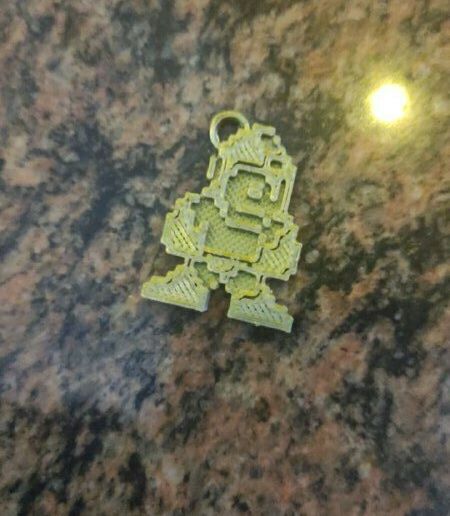🗝️ Megaman 8-bit keychain・ STL File for ・Cults