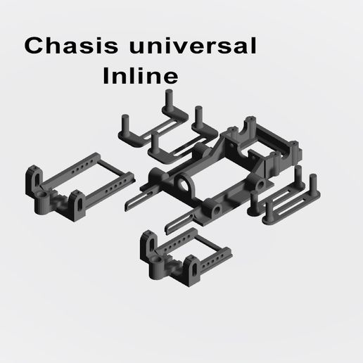 👽 Linear universal chassis・ STL File for ・Cults