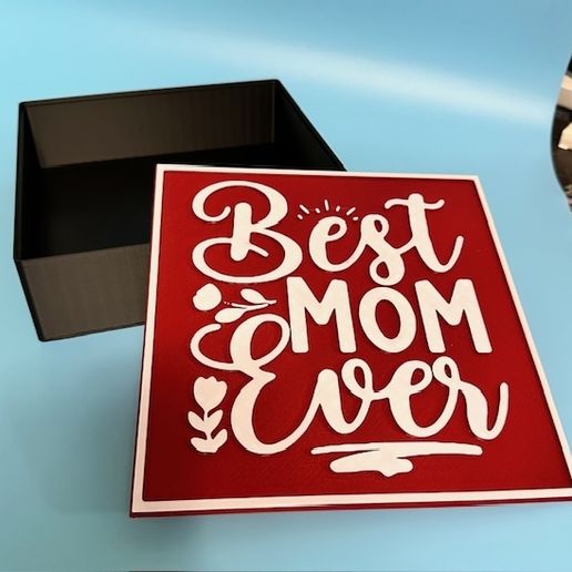 🎁 Best Mom Gift Box・Free STL File for 3D printing・Cults