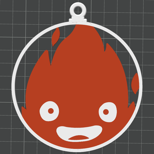 🎄 calcifer christmas sphere・ 3MF File for 3D printing・Cults