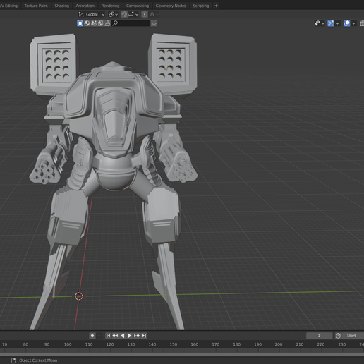 🤖 Ronin Rapid Response mech (RRRM)・Free STL File for ・Cults
