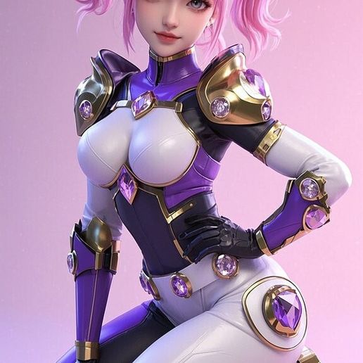 🤖 Aetheris Lumina: Cyber Valkyrie Futureform・Free 3MF File for 3D printing・Cults