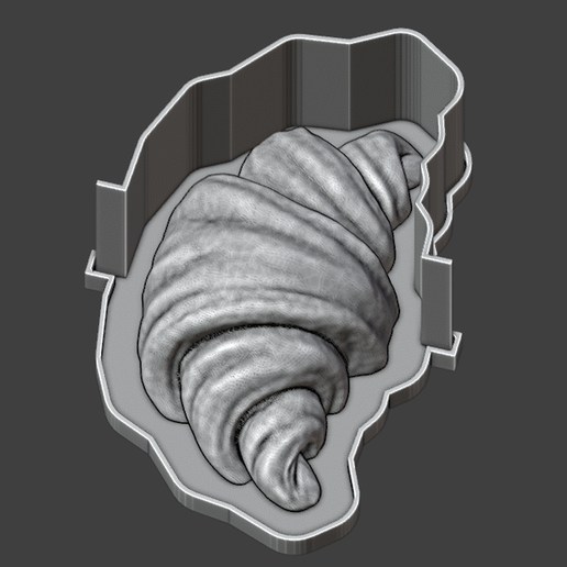 🥐 Matrix for Realistic Croissant Mold (Candles & Wax Melts) / Realistic ...
