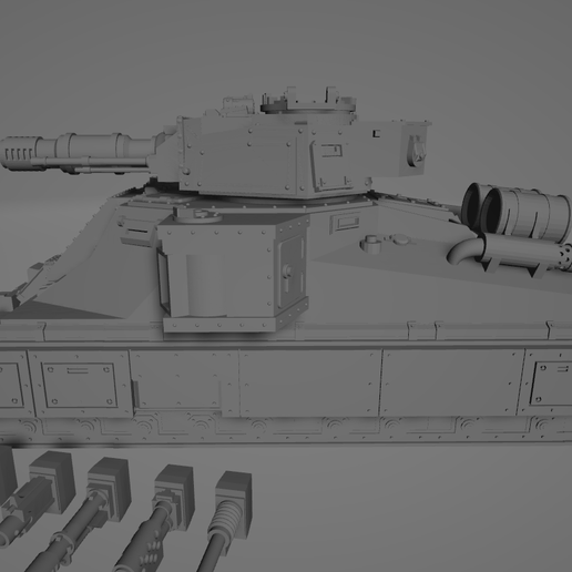🪖 Main Battle Tank MALEERUSS・ STL File for 3D printing・Cults
