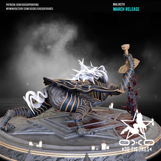 💍 Maliketh Elden Ring・ 3D File for 3D printing・Cults